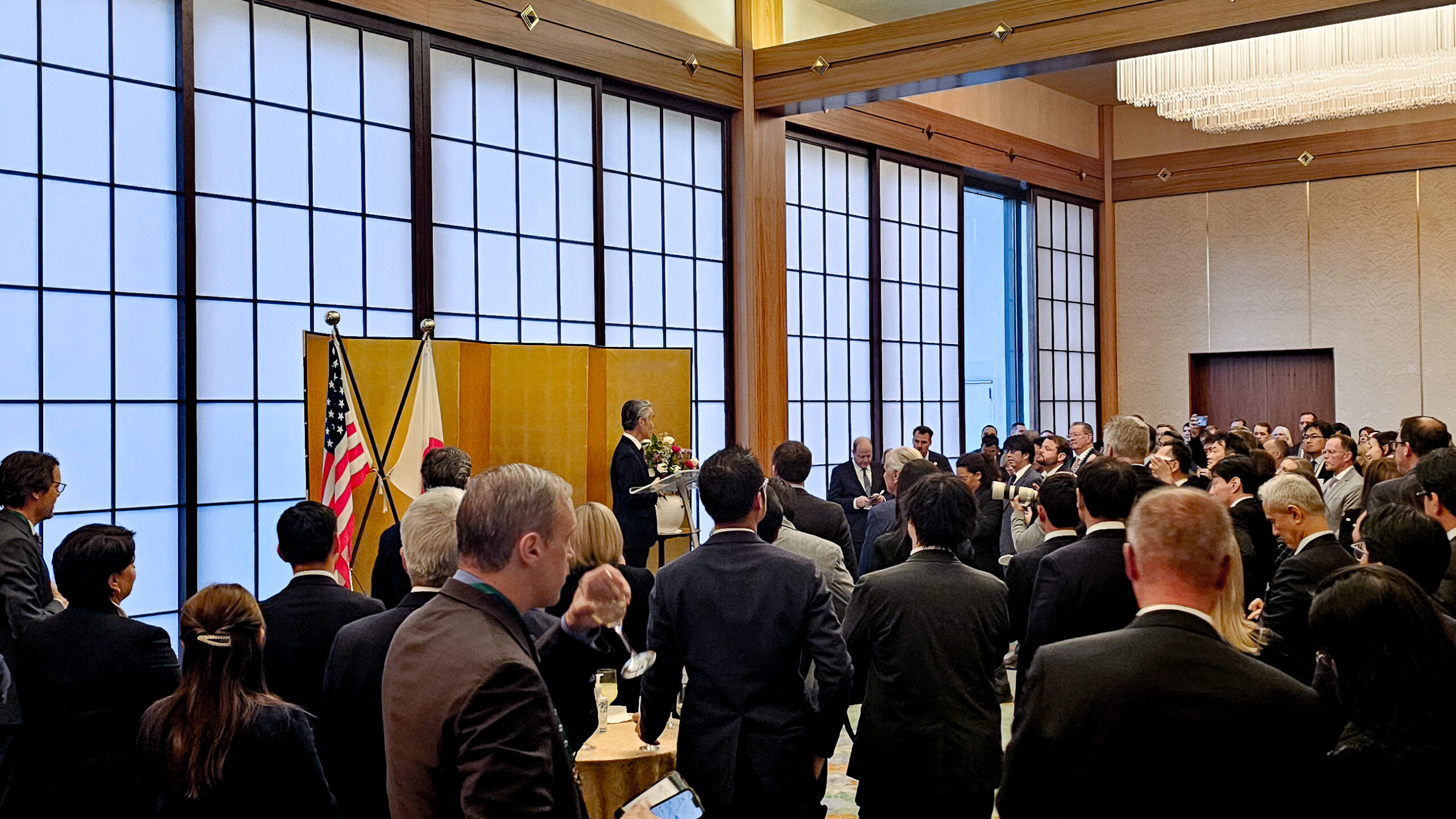 Governor Palacios at the Japan Embassy Mixer and Heritage Foundation ...